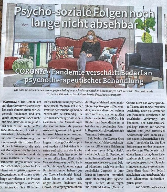 Aktuelles – Dr. med. Sabine Ott